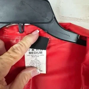 Gage | Jackets & Coats | Gage Technical Gear Mens Red Hooded Rain ...